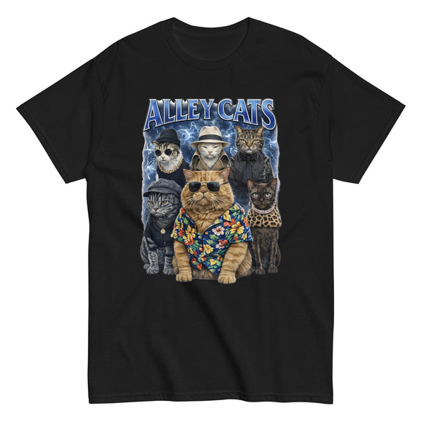 NYC Alley Cat Crew Unisex Tee (AVAILABLE IN BLACK, WHITE, ASH GRAY ...